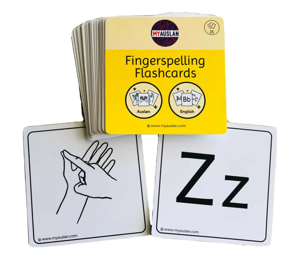 Auslan Fingerspelling Flashcards – Auslan Hub